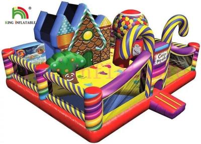 Cina Progettazione variopinta e stupefacente del castello rimbalzante di esplosione del PVC di tema di Candy per i bambini in vendita