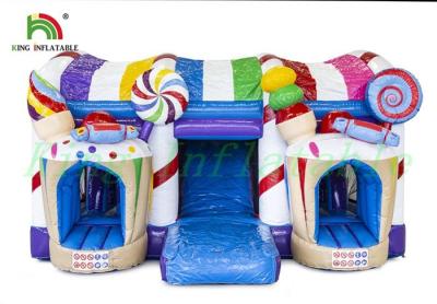 Cina Castello di salto gonfiabile dei bambini che stupisce Candy/progettazione del mondo gelato in vendita
