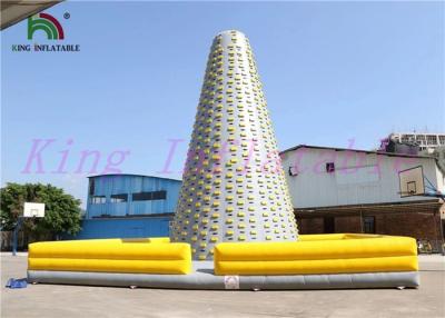 China Commercial Outside Inflatable Sports Games  , Yellow  Inflatable Climbing Wall for sale