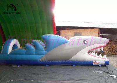 China Tobogán acuático inflable del PVC del tiburón, mini diapositiva de encargo de la ciudad que emociona que sorprende en venta