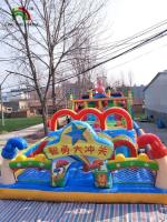 China Customize Spiderman Multiplay Inflatable Obstacle Course  2 Years Warranty for sale