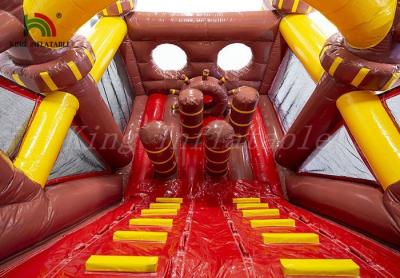 中国 無毒な屋外スポーツのゲームの爆発の障害物コース、耐久ポリ塩化ビニールの海賊ボート 販売のため