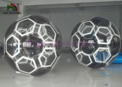 Cina Tipo passeggiata gonfiabile di calcio sulla palla dell'acqua, giochi neri degli sport acquatici dei bambini in vendita