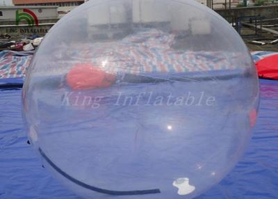 China caminhada inflável transparente do PVC/TPU de 1,0 milímetros no padrão da bola EN71 da água à venda