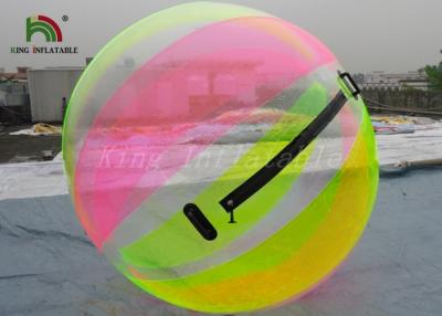 China 2 m in Diameter 0.8mm de Kleurrijke Opblaasbare Gang van pvc op Waterbal, Water het Lopen Bal Te koop