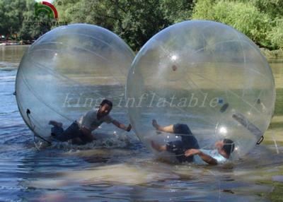 Cina Chiara palla gonfiabile trasparente dell'acqua del diametro del PVC 2m/palla dell'acqua con la chiusura lampo di YKK in vendita