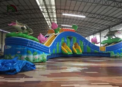 China Grandes parques infláveis engraçados da água, crianças que flutuam o certificado dos campo de jogos EN71-2-3 à venda