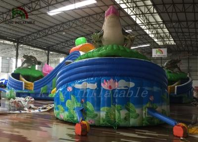 China Grandes parques infláveis engraçados da água, crianças que flutuam o certificado dos campo de jogos EN71-2-3 à venda