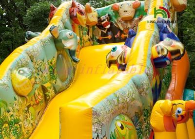 China Wilde Kleuren Multifunctionele Slag - parkeer omhoog/het Pretpark van pvc Combo van het Wildernisthema Te koop