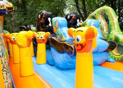 China Wilde Kleuren Multifunctionele Slag - parkeer omhoog/het Pretpark van pvc Combo van het Wildernisthema Te koop