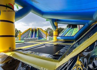 China Artículo brillante inflable del color del parque de atracciones del patio combinado de Multiplay en venta