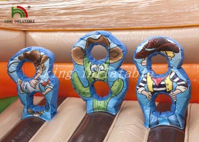 China Inflatable Simulate Shooting Field Unique Contest Sport Game For Festival for sale