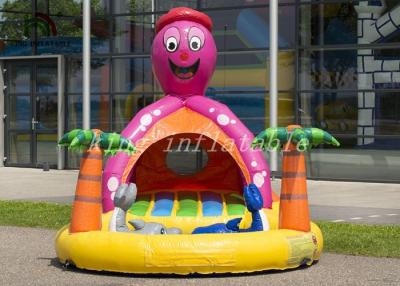 China Tamaño modificado para requisitos particulares combinado de la piscina de la gorila inflable tropical del mar en venta
