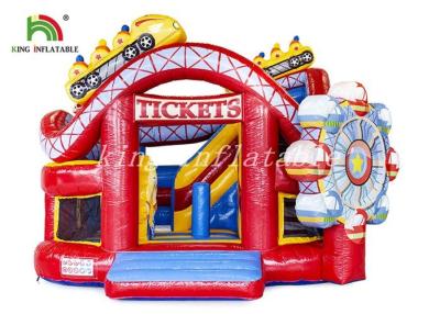 China Happy World Inflatable Amusement Park Durable PVC Combo Playground For Toddler for sale