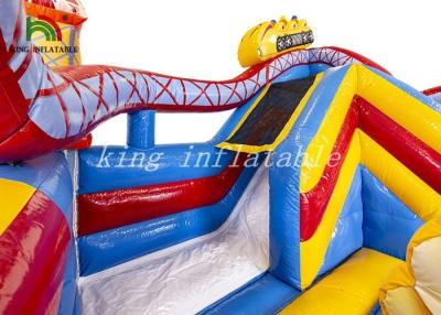 China Happy World Inflatable Amusement Park Durable PVC Combo Playground For Toddler for sale