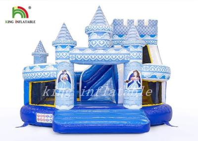 Cina Scorrevole combinato di salto gonfiabile Digital del castello del PVC del castello durevole del palazzo stampata in vendita