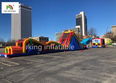 China Riesige Inflatbale Sportspiele sprengen Hindernislauf für Kinder 2 Jahre Garantie zu verkaufen