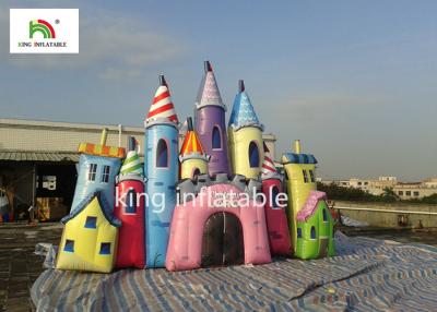 China Placa de identificação Bouncy do castelo dos desenhos animados da explosão de pano de Oxford mini para anunciar à venda