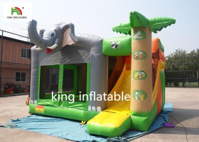 China Outside PVC Tarpaulin Inflatable Jumping Castle With Digital Printing for sale