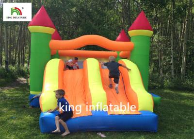 China Rockeykasteel Opblaasbaar het Springen Huis met Twee Diabinnenplaats voor Peuter Te koop