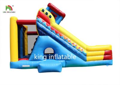 China Casa Bouncy da explosão colorida das crianças com o encerado enorme do PVC da corrediça impermeável à venda