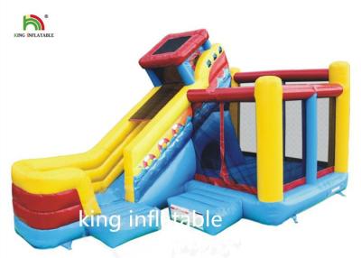 Cina I bambini variopinti fanno scoppiare la Camera rimbalzante con la tela cerata enorme del PVC dello scorrevole impermeabile in vendita