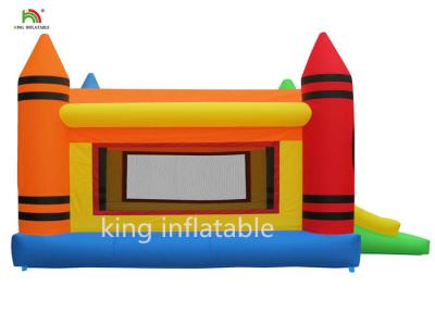 China Casa de salto do castelo Bouncy inflável atrativo com logotipo feito sob encomenda impressa à venda