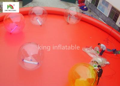China Red Large Inflatable Swimming Pools For Adults Outside Commercial Activity for sale