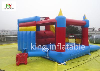 China Castelo de salto inflável colorido pequeno com corrediça para as crianças comerciais à venda
