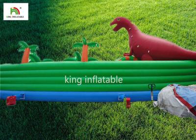 China Parques infláveis da água do estilo do dinossauro com o resistente UV de encerado do PVC da associação à venda