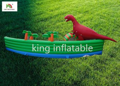 China Parques infláveis da água do estilo do dinossauro com o resistente UV de encerado do PVC da associação à venda