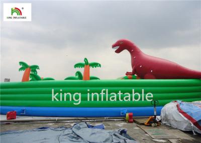 China Parques infláveis da água do estilo do dinossauro com o resistente UV de encerado do PVC da associação à venda