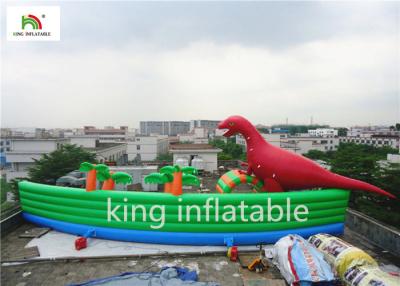China Parques infláveis da água do estilo do dinossauro com o resistente UV de encerado do PVC da associação à venda