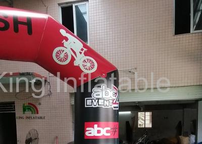 Cina Arché gonfiabili durevoli 9x4m all'aperto rossi delle insegne per gli eventi o la promozione in vendita