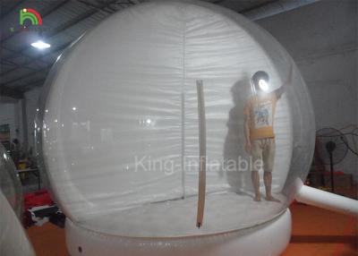 China Clear People Inside Inflatable Snow Balls For Advertisement 210D Nylon Material for sale