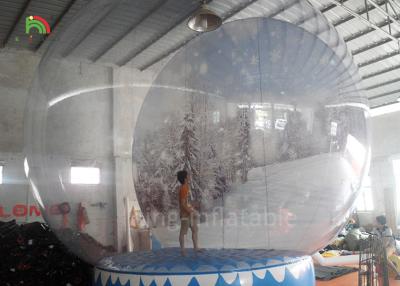 China 4 m Human Size Inflatable Advertising Snowballs / Blow Up Snow Globe for sale
