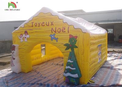 中国 サイズの膨脹可能な広告プロダクト クリスマスの家のSnowmaのカスタマイズされたテント 販売のため