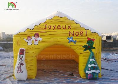 中国 サイズの膨脹可能な広告プロダクト クリスマスの家のSnowmaのカスタマイズされたテント 販売のため