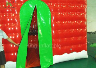 Cina Camera gonfiabile rossa di Natale per la decorazione di festival una garanzia di anno in vendita