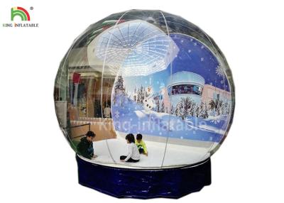 中国 人間のサイズの膨脹可能な雪の球のゆとり取得写真/AdvertisingのためのEN14960を取る0.8 mmポリ塩化ビニールの地球の写真 販売のため