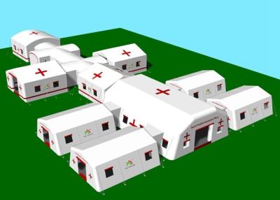 中国 移動式分離の緊急の避難所Hospistalのための膨脹可能な医学のでき事のテント 販売のため
