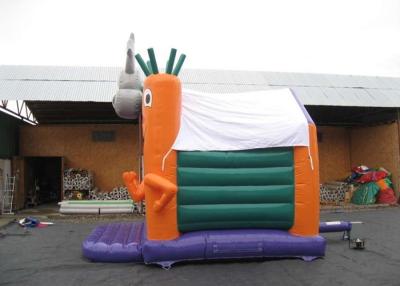 China Party Used Small Kids Inflatable Jumping Castle With Carrot And Rabbit 4X4M for sale