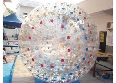 China Colorful PVC Inflatable Zorb Ball / Inflatable Rolling Ball For Kids Have Fun for sale
