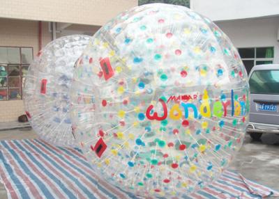 China Colorful PVC Inflatable Zorb Ball / Inflatable Rolling Ball For Kids Have Fun for sale