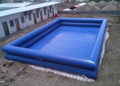 Cina piscine gonfiabili del tubo da 12 x 8 x 1,3 m. della tela cerata doppia del PVC sopra terra per divertimento in vendita