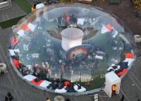 China Transparent PVC Dia 5m Inflatable Bubble Tent for sale