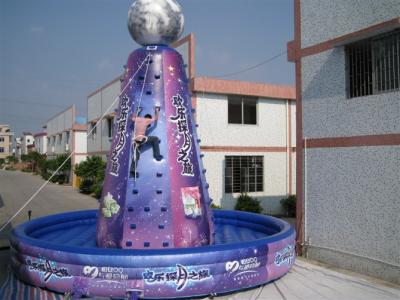 中国 すみれ色の巨大で膨脹可能なスポーツのゲームの遊園地装置のバイオレット 販売のため