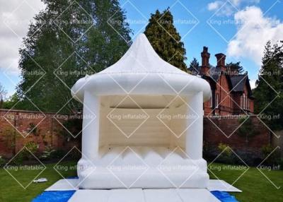 Cina Castello rimbalzante gonfiabile del carosello bianco all'aperto di 4x3.5m per uso di nozze in vendita