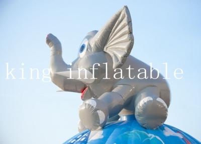 Cina Castelli di salto gonfiabili dell'elefante del circo della tela cerata del PVC di 0.55MM in vendita