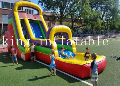 Cina Acquascivolo di cucitura quadruplo del PVC di tema dell'arcobaleno per i bambini in vendita